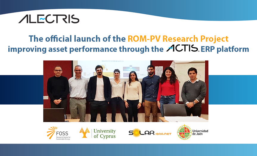 The official launch of the ROM-PV Research Project improving asset ...